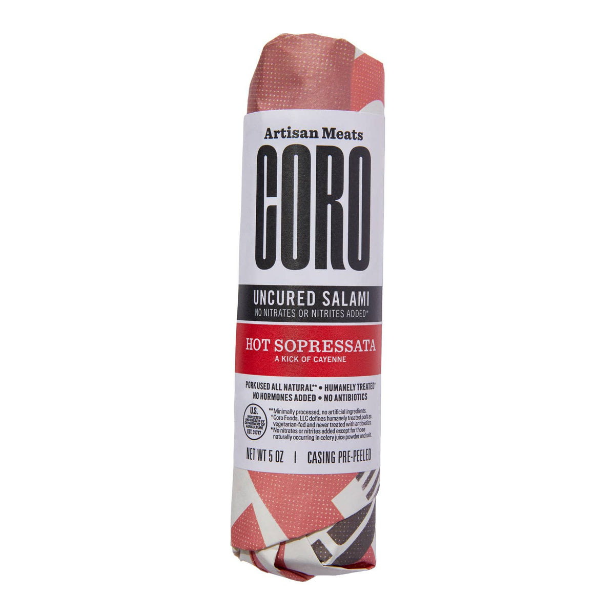 Hot Sopressata - Uncured Piccolo – Wish Poosh Meat Co.