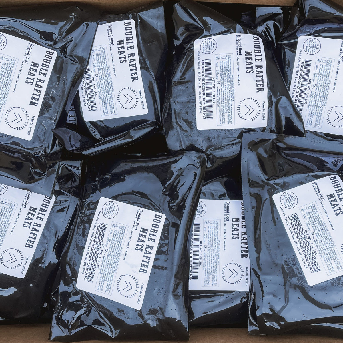 100% Grass-Fed Ground Beef Box *Monthly Subscription – Double Rafter Meats